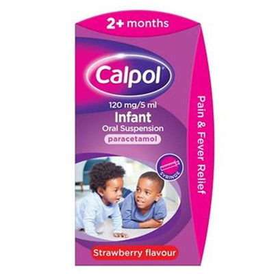 Calpol Infant Oral Suspension 2m+ Strawberry Flavour – Dungarvan Pharmacy